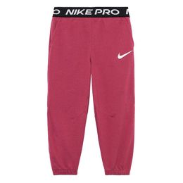 Nike Sportswear Hose 'PRO' M&auml;dchen Gr&ouml;&szlig;e 98 pink / schwarz / wei&szlig;