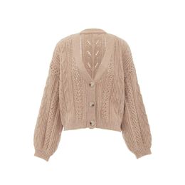 aleva Strickjacke Damen Gr&ouml;&szlig;e XS/S beige
