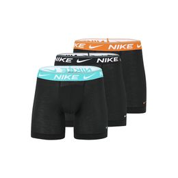 NIKE Underwear Boxershorts Herren Gr&ouml;&szlig;e L aqua / orange / schwarz / wei&szlig;