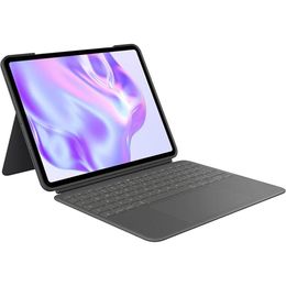 Logitech Tastatur QWERTZ Deutsch mit Hintergrundbeleuchtung Combo Touch iPad Pro 13