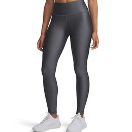 Funktionstights Under Armour "TECH HIRISE LEGGING", Damen, Gr. L, N-Gr, castlerock,, schwarz, Obermaterial: 87% Polyester, 13% Elasthan, Hosen, sportlicher Stil, f&uuml;r dynamische Aktivit&auml;ten, mit Elasthan-Anteil