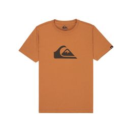 T-Shirt Quiksilver "Ev Comp Logo", Jungen, Gr. 14, tobacco braun, Obermaterial: 100% Walkfrottier;, Shirts T-Shirt