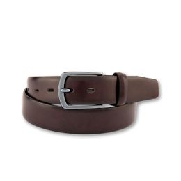 Bernd G&ouml;tz Lederg&uuml;rtel BERND G&Ouml;TZ "Lederg&uuml;rtel im Klassiklook mit Schattenkante", Herren, Gr. 100, espresso, Rindsleder, G&uuml;rtel Lederg&uuml;rtel