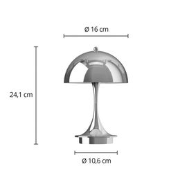 Louis Poulsen Panthella PORTABLE 160 V3, chromfarben