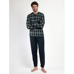 admas Pyjama "Magnific" in Dunkelblau - 57% | Gr&ouml;&szlig;e XL | Herren-waesche