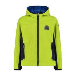 CMP Softshelljacke in Limette/ Schwarz - 49% | Gr&ouml;&szlig;e 104 | Kinder-outdoor-jacken