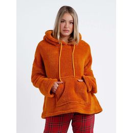 admas Hoodie in Orange - 60% | Gr&ouml;&szlig;e M | Damen-sweatshirts-jacken