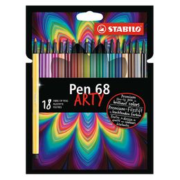 Stabilo Premium-Filzstifte "Stabilo Pen 68-ARTY" - 18 St&uuml;ck - 13% | Schulzubehoer
