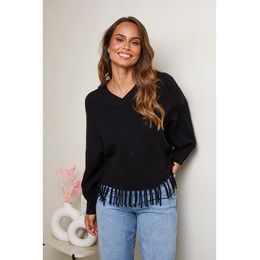 Soft Cashmere Pullover in Schwarz - 79% | Gr&ouml;&szlig;e 34/36 | Damen-pullover-cardigans