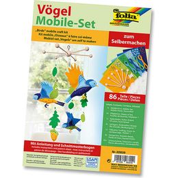 folia PAPER Bastelset "Mobile V&ouml;gel" in Bunt - 56% | Kinder-kreativspielzeug