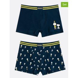 admas 2er-Set: Boxershorts in Gelb/ Dunkelblau - 61% | Gr&ouml;&szlig;e L | Herren-waesche