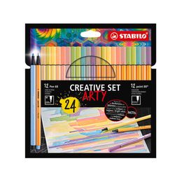 Stabilo Fineliner & Premium-Filzstifte "Stabilo point 88 & Pen 68 - ARTY" - 24 St&uuml;ck - 12% | Schulzubehoer