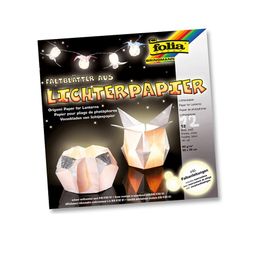 folia PAPER Lichterpapier in Wei&szlig; - 12 Blatt - (L)30 x (B)30 cm - 49% | Kreativbedarf-diy