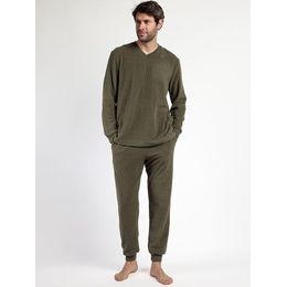 admas Pyjama in Khaki - 55% | Gr&ouml;&szlig;e S | Herren-waesche