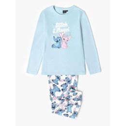 Disney Pyjama "Disney" in Hellblau/ Wei&szlig; - 57% | Gr&ouml;&szlig;e 104 | Kinder-waesche
