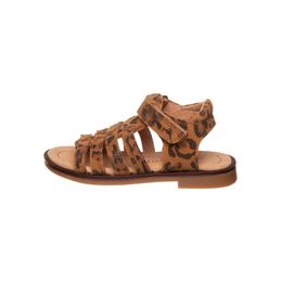 POM POM Leder-Sandalen in Hellbraun/ Braun - 47% | Gr&ouml;&szlig;e 32 | Kindersandalen