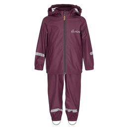HULABALU 2tlg. Regenoutfit "Storm" in Pflaume - 48% | Gr&ouml;&szlig;e 128 | Kinder-outdoor-jacken