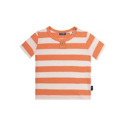 Sanetta Kidswear Shirt in Orange/ Wei&szlig; - 52% | Gr&ouml;&szlig;e 80 | Baby-shirts
