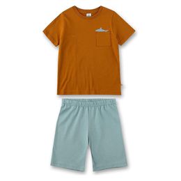 Sanetta Pyjama in Hellblau/ Hellbraun - 56% | Gr&ouml;&szlig;e 92 | Kinder-waesche