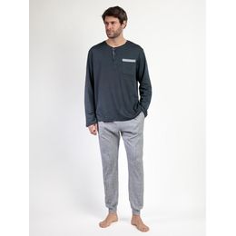 admas Pyjama "Classic" in Dunkelblau - 56% | Gr&ouml;&szlig;e XL | Herren-waesche