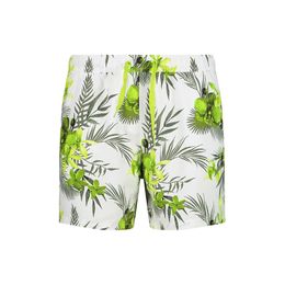 CMP Badeshorts in Wei&szlig;/ Gr&uuml;n - 56% | Gr&ouml;&szlig;e 52 | Herren-bademode-sport