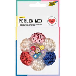 folia PAPER Bastelset "Perlen Mix Happy" in Bunt - 18% | Kinder-kreativspielzeug