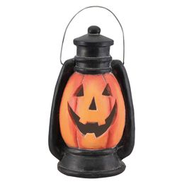 CHAKS LED-Partyleuchte ''Pumpkin'' in Orange - (B)22 x (H)38 x (T)18 cm - 54% | Lichterketten-dekobeleuchtung