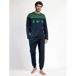 Disney Pyjama "Disney" in Dunkelblau - 54% | Gr&ouml;&szlig;e S | Herren-waesche