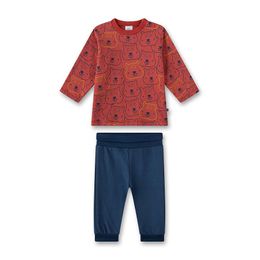 Sanetta Pyjama in Rot/ Dunkelblau - 52% | Gr&ouml;&szlig;e 74 | Baby-waesche
