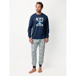 Disney Pyjama "Disney" in Dunkelblau - 57% | Gr&ouml;&szlig;e L | Herren-waesche