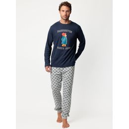 Paddington Pyjama "Paddington" in Dunkelblau - 53% | Gr&ouml;&szlig;e XL | Herren-waesche