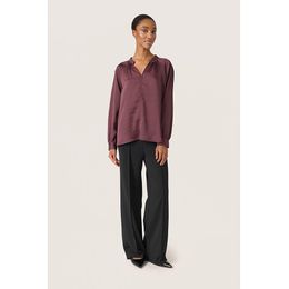 Soaked in Luxury Bluse in Bordeaux - 61% | Gr&ouml;&szlig;e L | Damen-blusen
