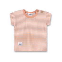 Sanetta Kidswear Shirt in Orange/ Wei&szlig; - 50% | Gr&ouml;&szlig;e 74 | Baby-shirts