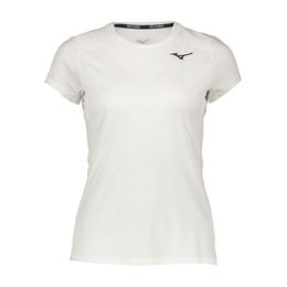 Mizuno Funktionsshirt "Two Loop 88" in Wei&szlig; - 50% | Gr&ouml;&szlig;e L | Damen-outdoor-tops-shirts