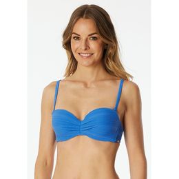 Schiesser Bikini-Oberteil in Blau - 57% | Gr&ouml;&szlig;e 36A-Cup | Damen-bademode