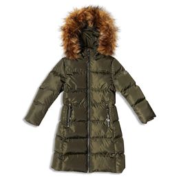 HULABALU Parka "Queens" in Khaki - 41% | Gr&ouml;&szlig;e 122/128 | Kinderjacken