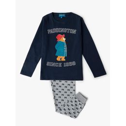 Paddington Pyjama "Paddington" in Dunkelblau/ Grau - 57% | Gr&ouml;&szlig;e 116 | Kinder-waesche