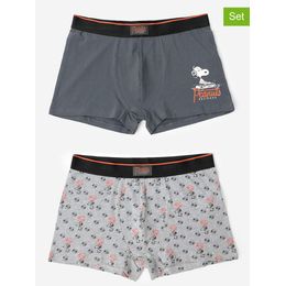 admas 2er-Set: Boxershorts in Grau - 63% | Gr&ouml;&szlig;e L | Herren-waesche