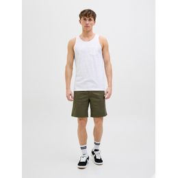 Jack & Jones Jack & Jones Top "Jake" in Wei&szlig; - 40% | Gr&ouml;&szlig;e M | Herrenshirts