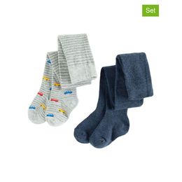 COOL CLUB 2er-Set: Strumpfhosen in Dunkelblau/ Grau - 46% | Gr&ouml;&szlig;e 104/110 | Kinder-socken-strumpfhosen