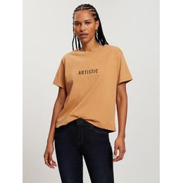 Cross Jeans Shirt in Hellbraun - 53% | Gr&ouml;&szlig;e M | Damen-tops