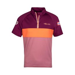 Trollkids Fahrradshirt "Trondheim" in Rosa/ Lila - 43% | Gr&ouml;&szlig;e 152 | Kinder-oberteile