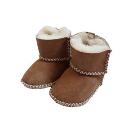 Kaiser Naturfellprodukte Lammfell-Boots in Braun - 28% | Gr&ouml;&szlig;e 20/21 | Baby-stiefel-boots