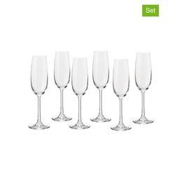 ECHTWERK 6er-Set: Champagnergl&auml;ser - 210 ml - 42% | Gedeckter-tisch