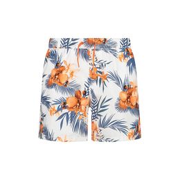 CMP Badeshorts in Wei&szlig;/ Orange/ Blau - 56% | Gr&ouml;&szlig;e 54 | Herren-bademode-sport