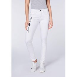 POLO SYLT Jeans - Comfort fit - in Wei&szlig; - 65% | Gr&ouml;&szlig;e W28 | Damenjeans