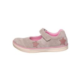 lamino Leder-Spangenballerinas in Grau/ Rosa - 62% | Gr&ouml;&szlig;e 29 | Kinderballerinas