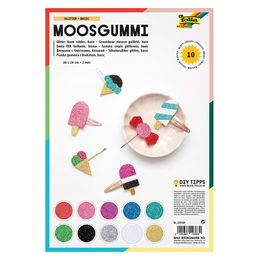 folia PAPER Glitter-Moosgummi in Bunt - 56% | Kinder-kreativspielzeug