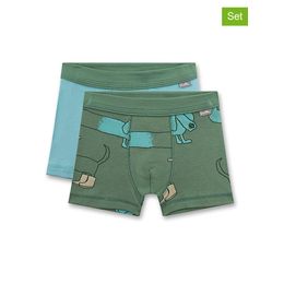 Sanetta 2er-Set: Boxershorts in Hellblau/ Gr&uuml;n - 30% | Gr&ouml;&szlig;e 116 | Kinder-waesche