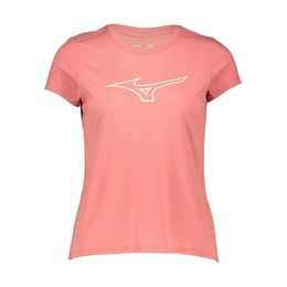 Mizuno Trainingsshirt in Rosa - 57% | Gr&ouml;&szlig;e S | Damen-outdoor-tops-shirts
